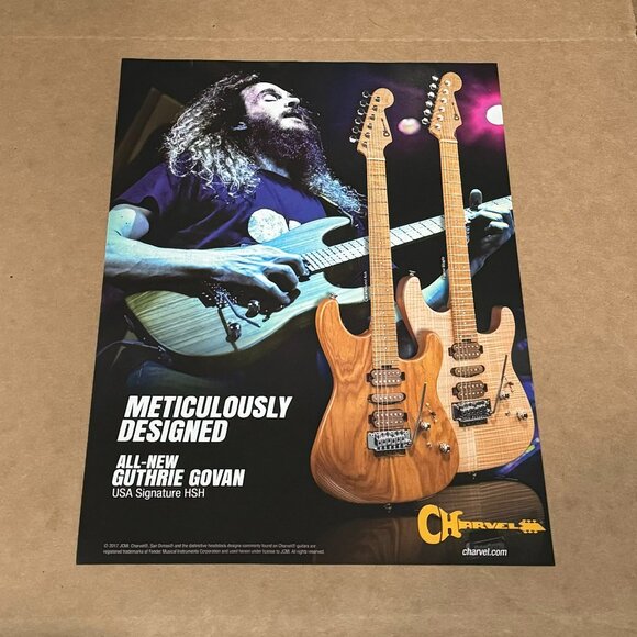 Charvel | Art | Guthrie Govan Charvel Guitars 27 Print Ad | Poshmark